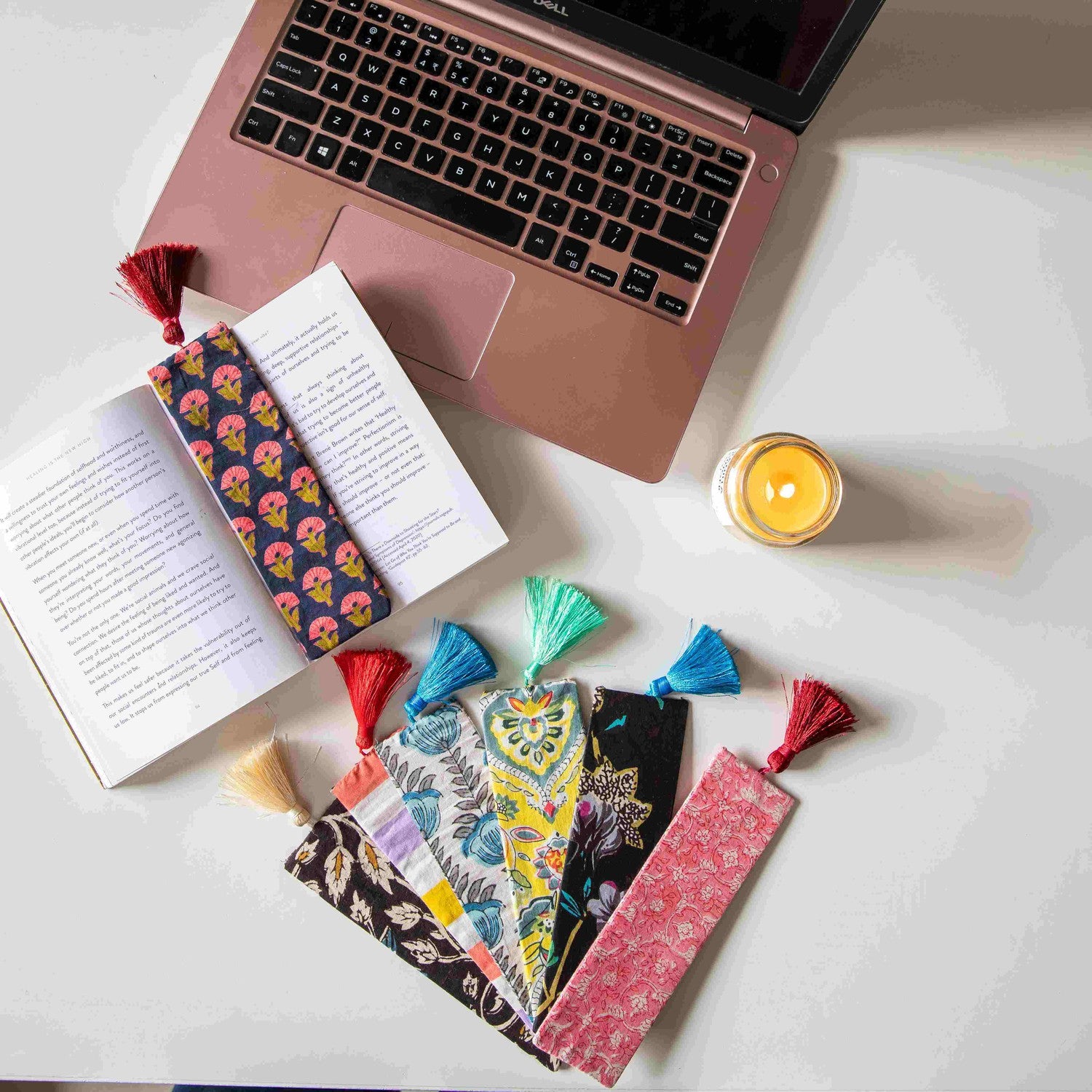 Assorted Blockprinted Bookmarks Set – House of Ekam