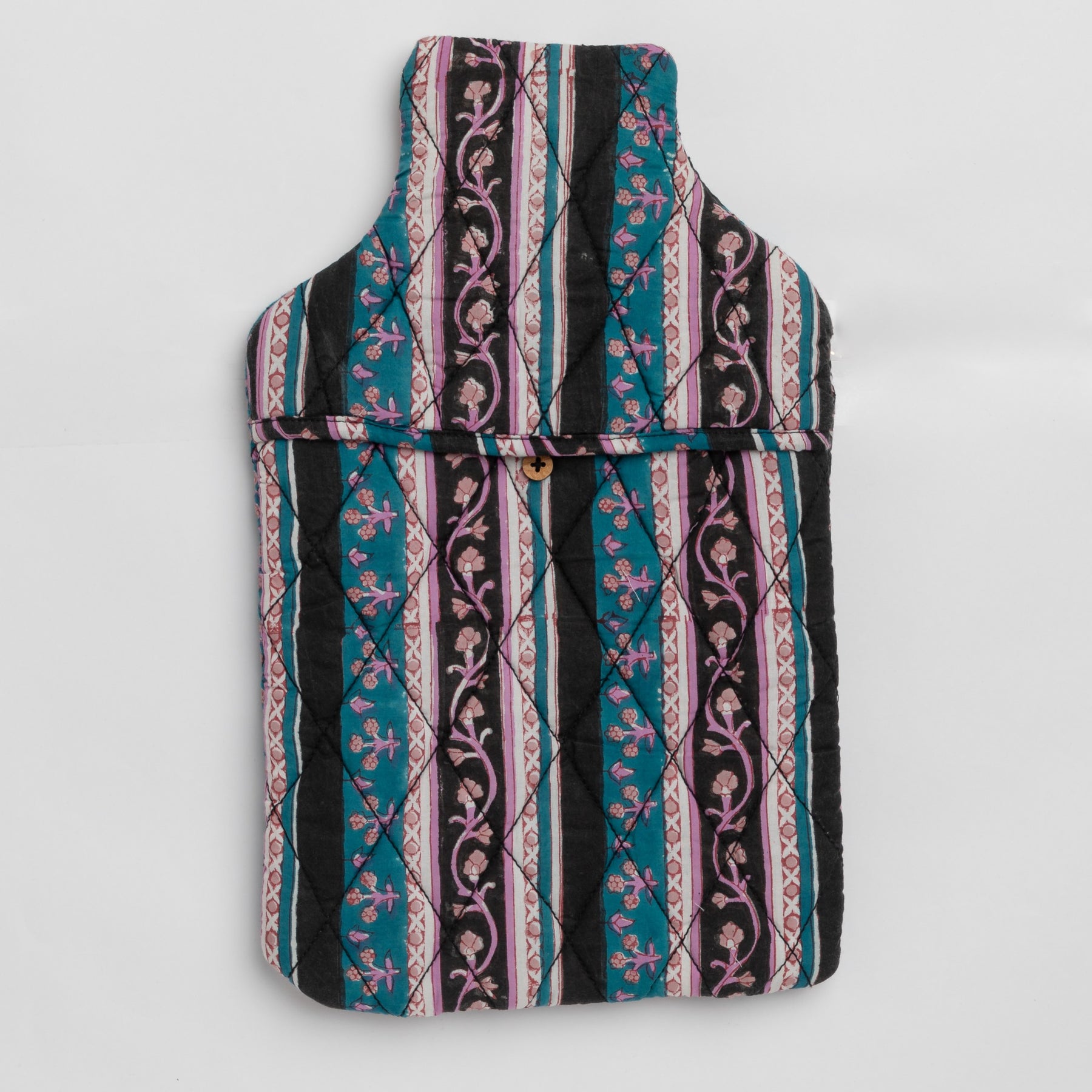 Purple and Blue Border Hot Water Bag Cover – House of Ekam